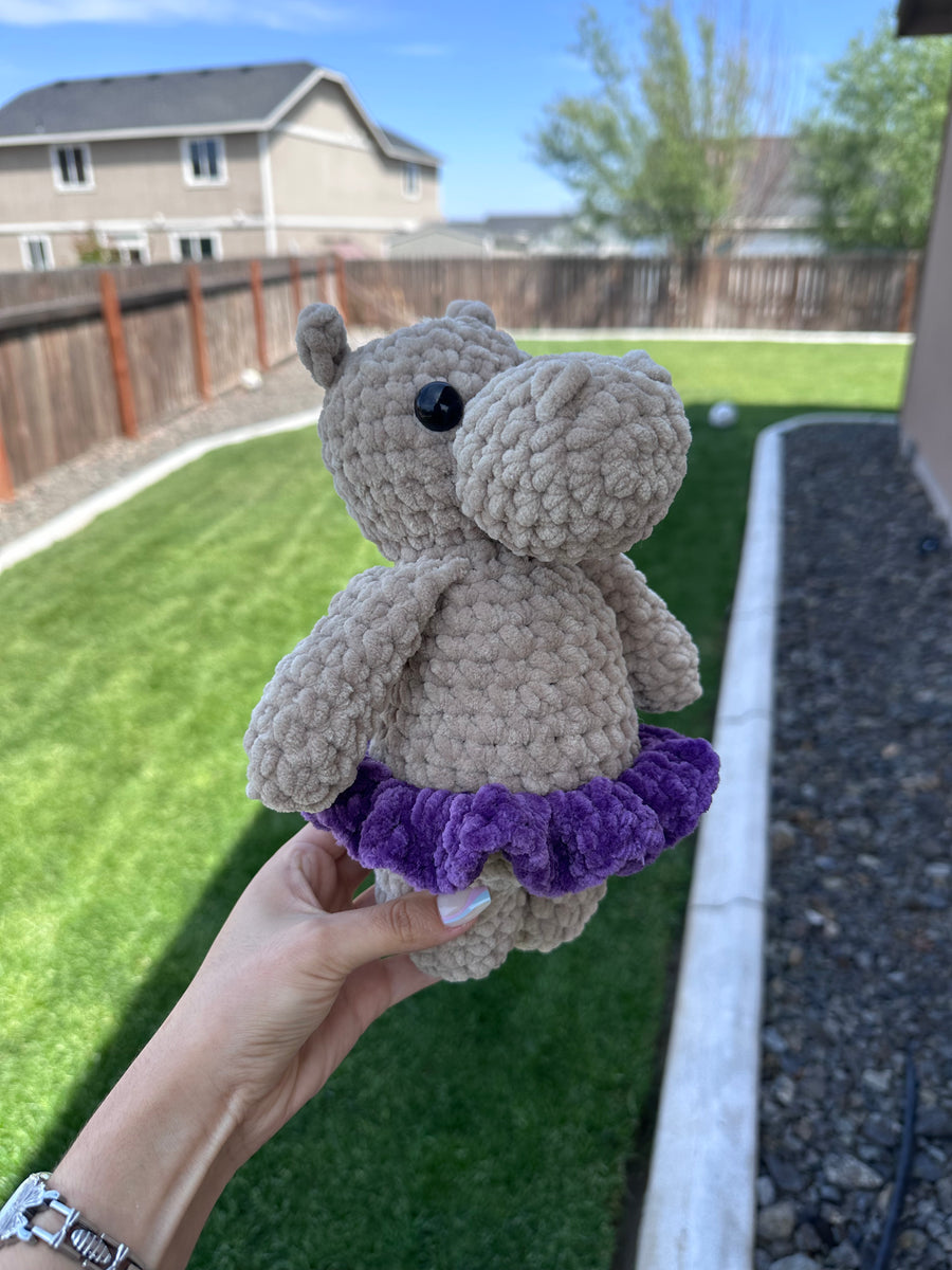 Hallie/Hal the Hippo Pattern – Y&V Crochet